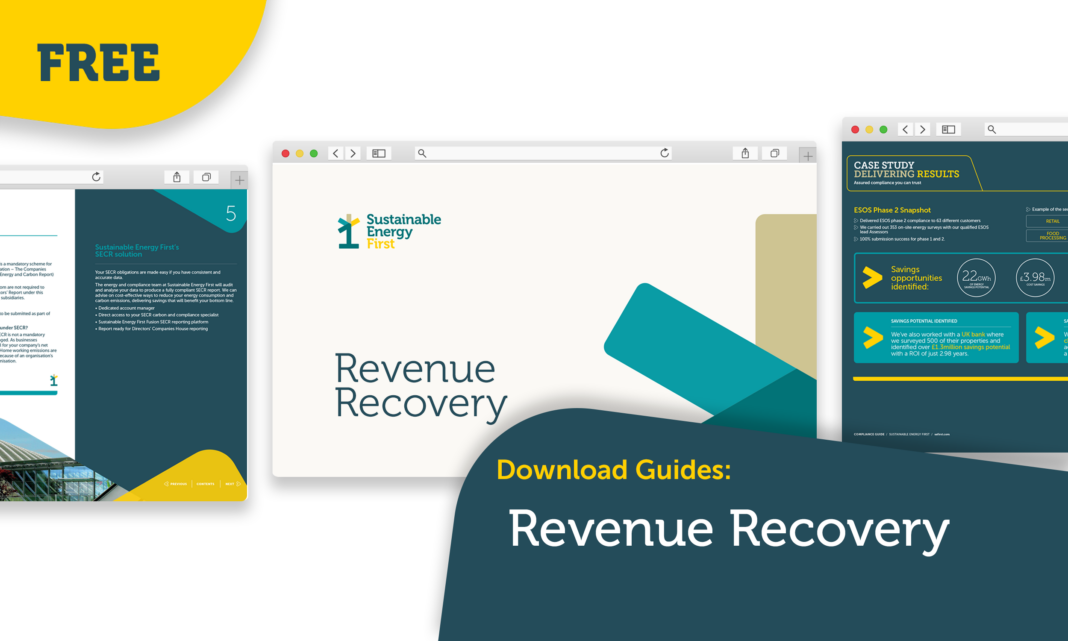 Revenue Recovery Guide – Energy Advice Hub